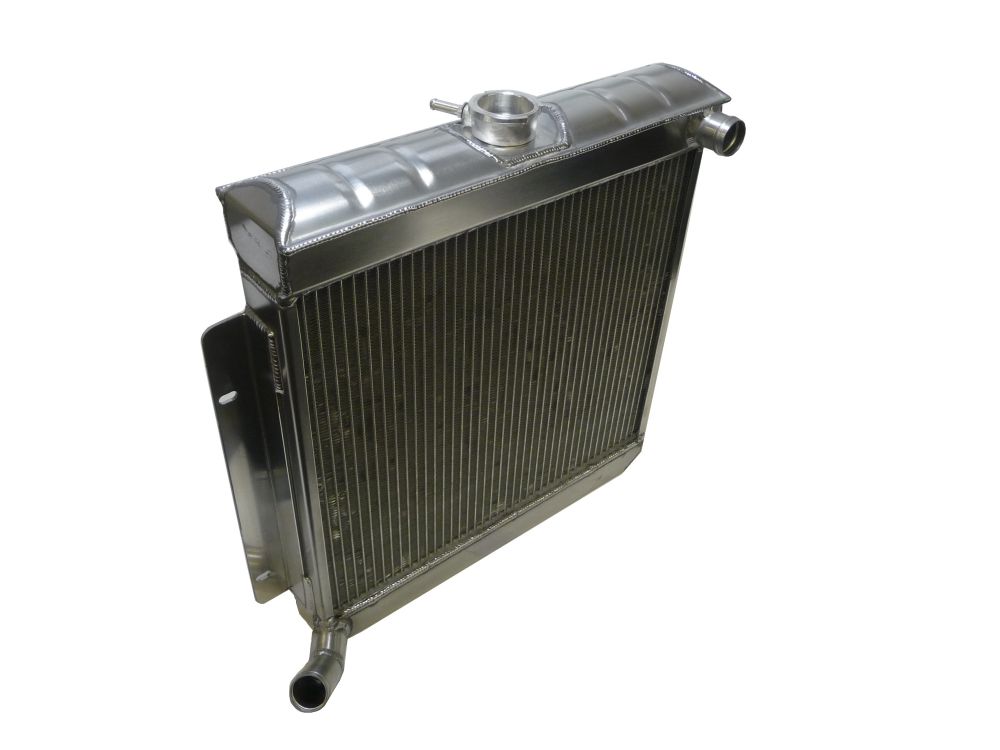 MK1 and MK2 Escort Duratec Alloy Radiator - Big Header Tank - With Fan ...